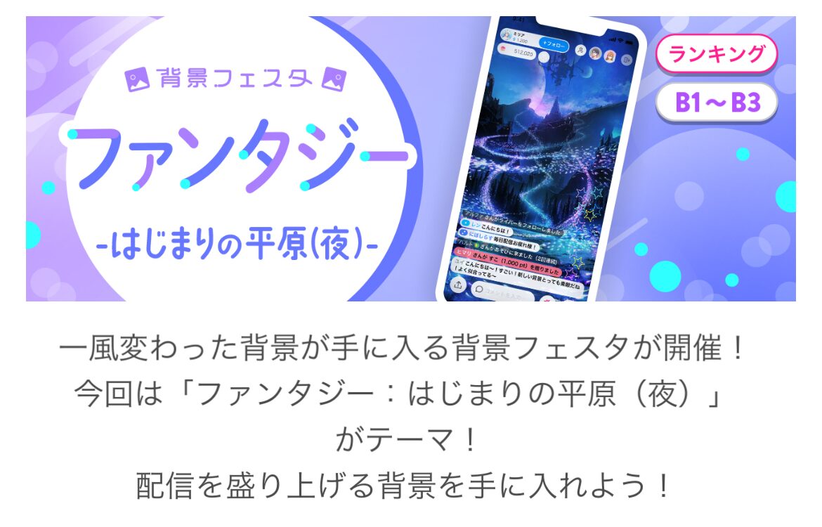 桜羽輝祈がIRIAM「背景フェスタファンタジー-はじまりの平原(夜)-（B1～B3）」3位入賞！ | OZON